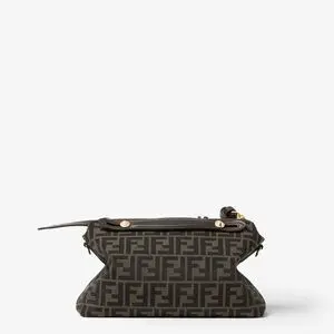 Fendi By The Way Soft Medium Ff Zucca Jacquard And Leather Bag - [brown]